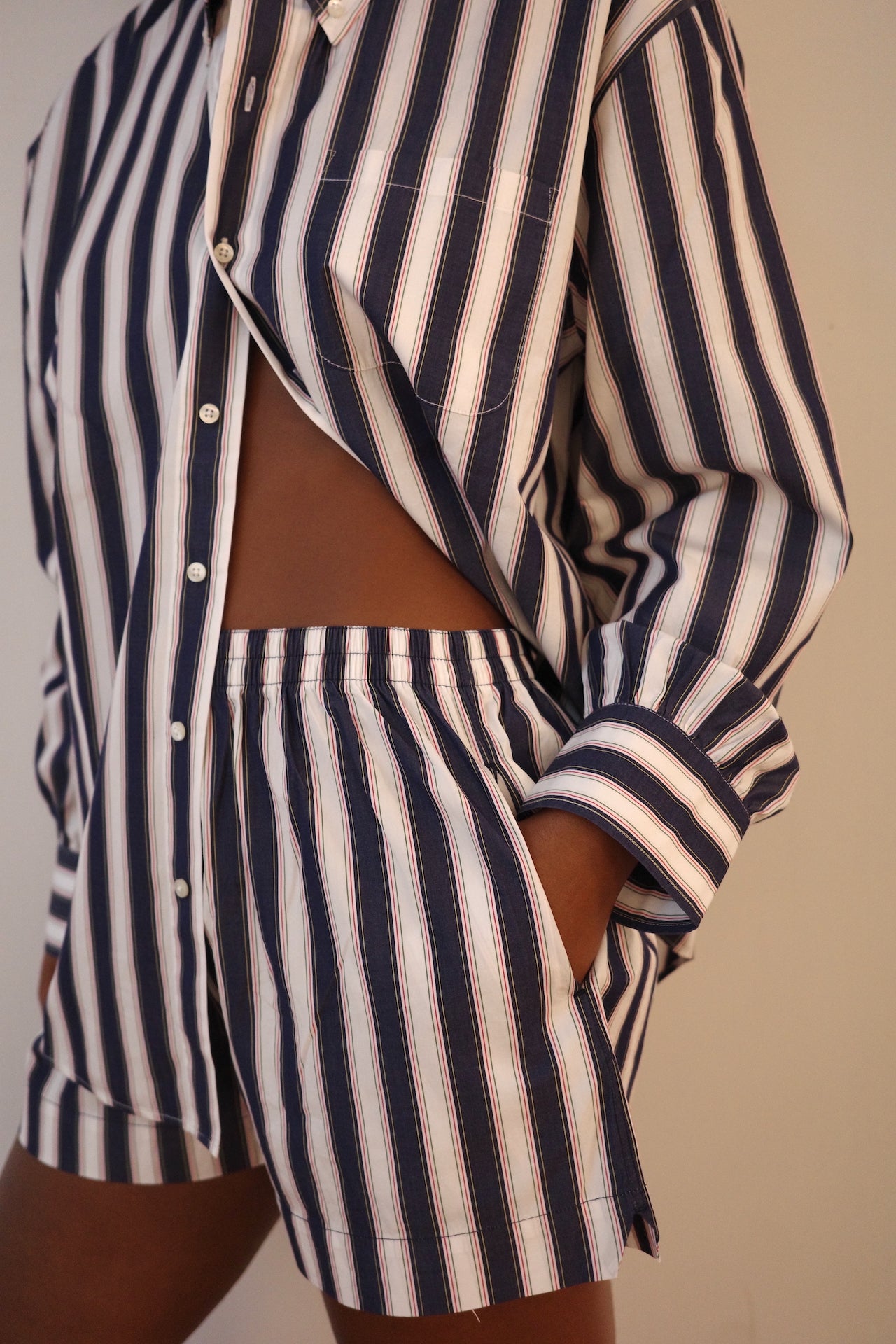 'Navy Stripe' Boxers – Heavy Manners